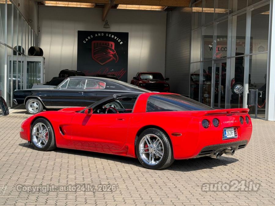 Red Chevrolet Corvette 2000 in Tallinn, with an engine capacity of 5.70 L and mileage of 48 thousand km for 27900 €, photo 9 on AUTOMOTO.COM.LV