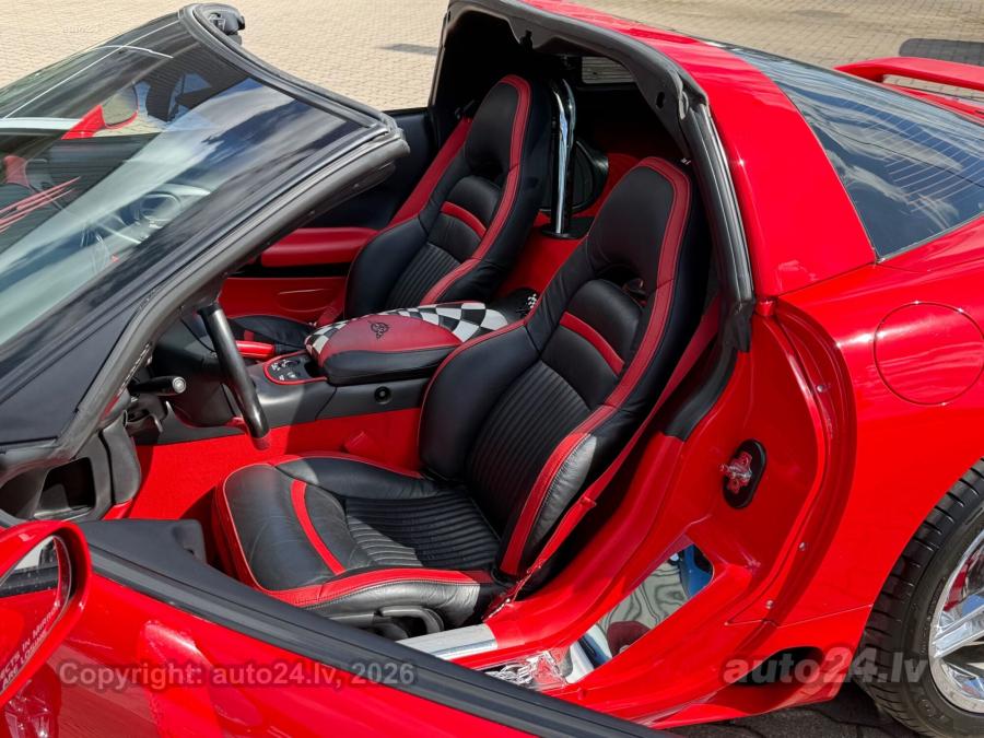 Red Chevrolet Corvette 2000 in Tallinn, with an engine capacity of 5.70 L and mileage of 48 thousand km for 27900 €, photo 21 on AUTOMOTO.COM.LV