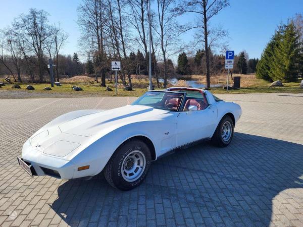 Balts Chevrolet Corvette 1979 Biržai, ar dzinēja tilpumu 5.70 L un nobraukumu 86 tūkst. km par 12000 €, foto 3 vietnē AUTOMOTO.COM.LV