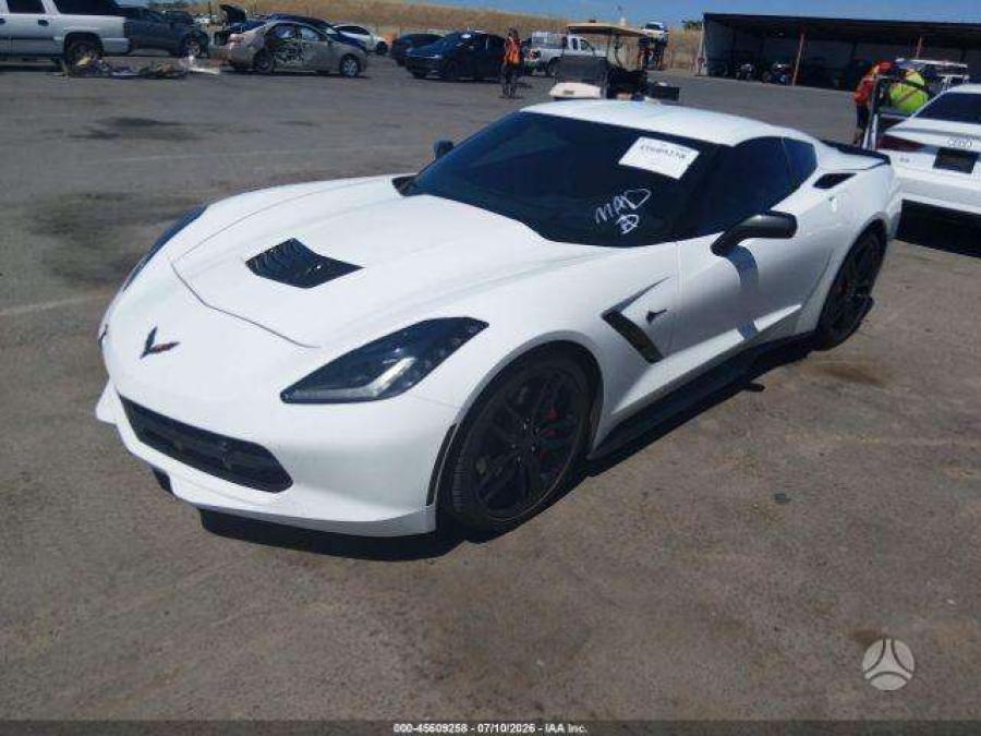Balts Chevrolet Corvette 2016 Klaipėda, ar dzinēja tilpumu 6.20 L un nobraukumu 71 tūkst. km par 25300 €, foto 3 vietnē AUTOMOTO.COM.LV