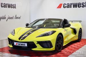 Yellow Chevrolet Corvette 2025 in Riga, with an engine capacity of 6.20 L and mileage of 1 thousand km for 109000 €, photo  on AUTOMOTO.COM.LV
