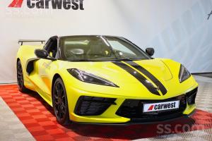 Yellow Chevrolet Corvette 2025 in Riga, with an engine capacity of 6.20 L and mileage of 1 thousand km for 109000 €, photo 4 on AUTOMOTO.COM.LV