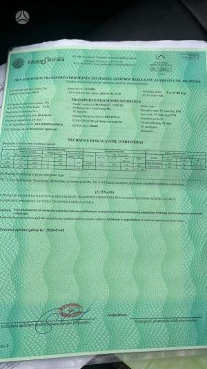 Черный Шевроле Круз 2010 в Клайпеда, объемом двигателя 1.80 л и пробегом 231 тыс. км за 3500 €, фото 14 на AUTOMOTO.COM.LV