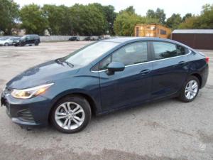 Blue Chevrolet Cruze 2021 in Siauliai, with an engine capacity of 1.40 L and mileage of 112 thousand km for 6950 €, photo 18 on AUTOMOTO.COM.LV