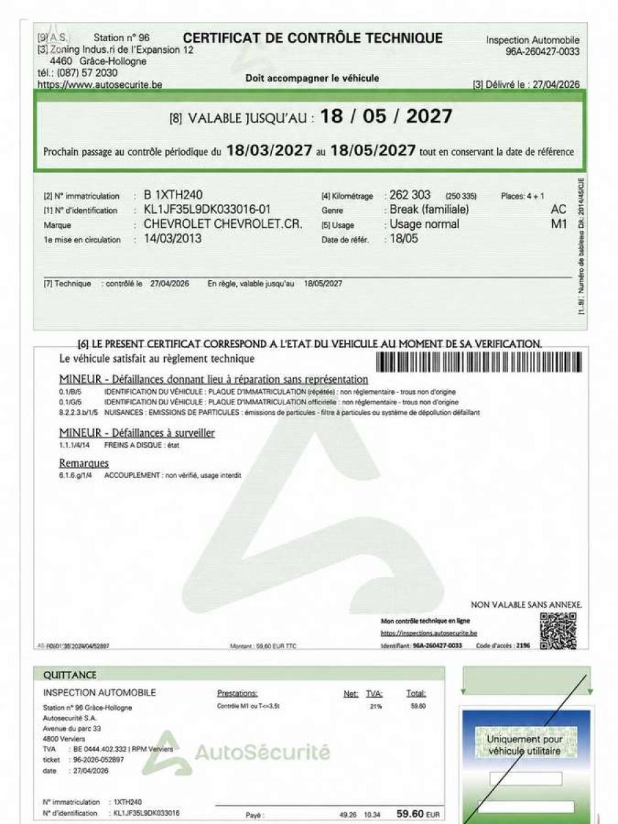 Grey Chevrolet Cruze 2013 in Siauliai, with an engine capacity of 1.69 L and mileage of 264 thousand km for 4350 €, photo 37 on AUTOMOTO.COM.LV