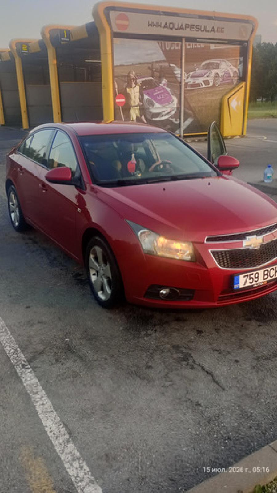 Sarkans Chevrolet Cruze 2010 Tallina, ar dzinēja tilpumu 0.00 L un nobraukumu 88 tūkst. km par 2400 €, foto 3 vietnē AUTOMOTO.COM.LV