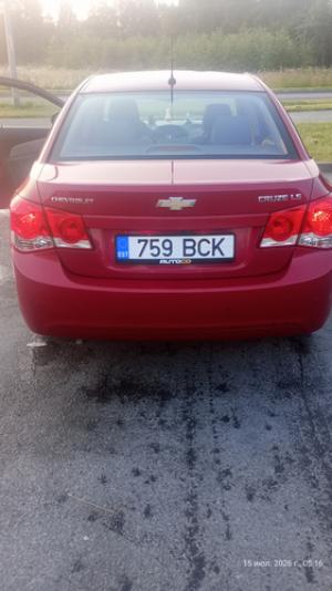 Sarkans Chevrolet Cruze 2010 Tallina, ar dzinēja tilpumu 0.00 L un nobraukumu 88 tūkst. km par 2400 €, foto 5 vietnē AUTOMOTO.COM.LV