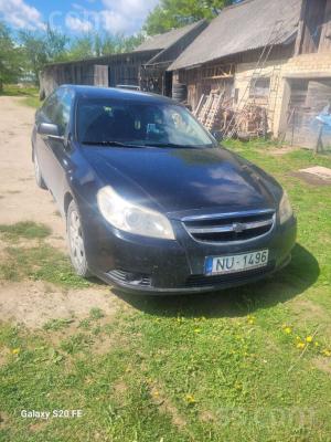Black Chevrolet Epica 2007 in Talsi, with an engine capacity of 2.00 L and mileage of 280 thousand km for 1150 €, photo  on AUTOMOTO.COM.LV