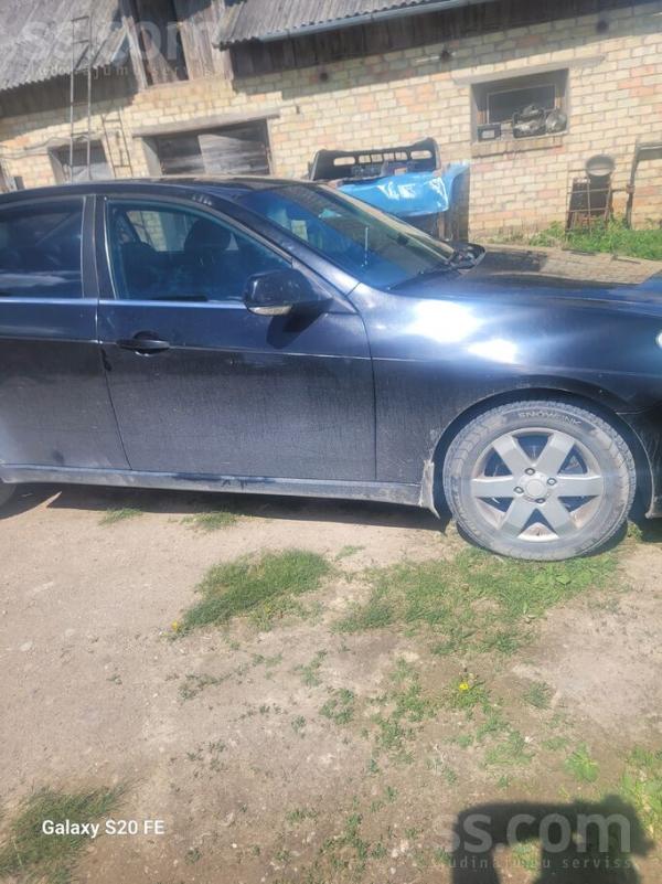 Melns Chevrolet Epica 2007 Talsi, ar dzinēja tilpumu 2.00 L un nobraukumu 280 tūkst. km par 1150 €, foto 2 vietnē AUTOMOTO.COM.LV