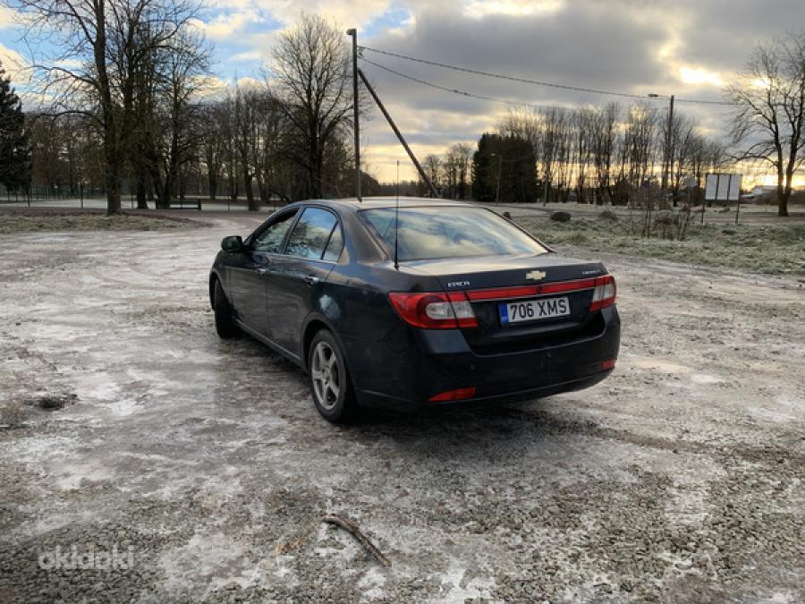 Melns Chevrolet Epica 2010 Tallina, ar dzinēja tilpumu 2.00 L un nobraukumu 409 tūkst. km par 1400 €, foto 9 vietnē AUTOMOTO.COM.LV