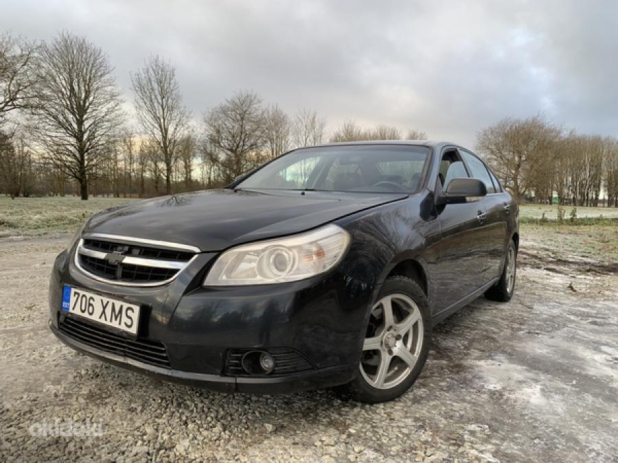 Melns Chevrolet Epica 2010 Tallina, ar dzinēja tilpumu 2.00 L un nobraukumu 409 tūkst. km par 1400 €, foto 13 vietnē AUTOMOTO.COM.LV