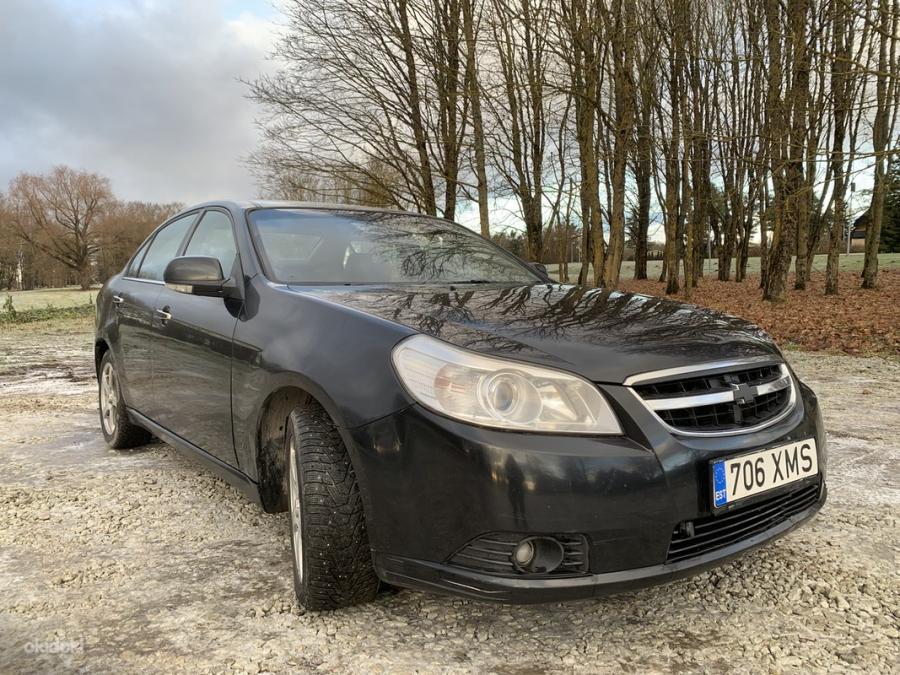 Melns Chevrolet Epica 2010 Tallina, ar dzinēja tilpumu 2.00 L un nobraukumu 409 tūkst. km par 1400 €, foto 16 vietnē AUTOMOTO.COM.LV