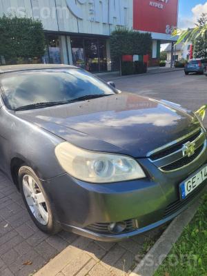 Grey Chevrolet Epica 2006 in Jelgava, with an engine capacity of 2.00 L and mileage of 431 thousand km for 950 €, photo  on AUTOMOTO.COM.LV