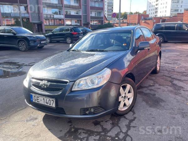 Pelēks Chevrolet Epica 2006 Jelgava, ar dzinēja tilpumu 2.00 L un nobraukumu 432 tūkst. km par 550 €, foto 1 vietnē AUTOMOTO.COM.LV