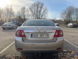 Grey Chevrolet Epica 2007 in Riga, with an engine capacity of 2.00 L and mileage of 260 thousand km for 550 €, photo 5 on AUTOMOTO.COM.LV