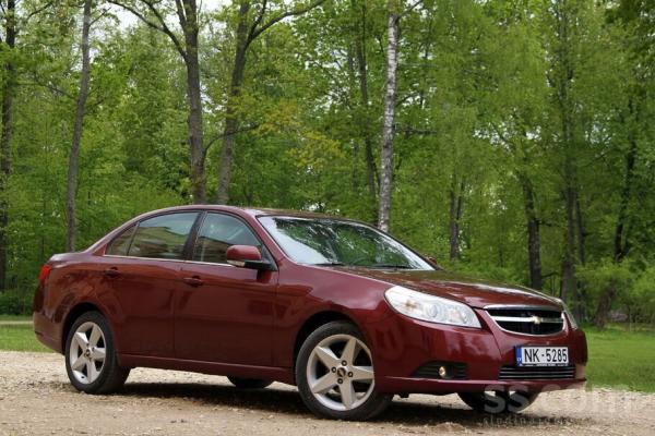 Sarkans Chevrolet Epica 2007 Preiļi, ar dzinēja tilpumu 2.00 L un nobraukumu 268 tūkst. km par 1790 €, foto 5 vietnē AUTOMOTO.COM.LV