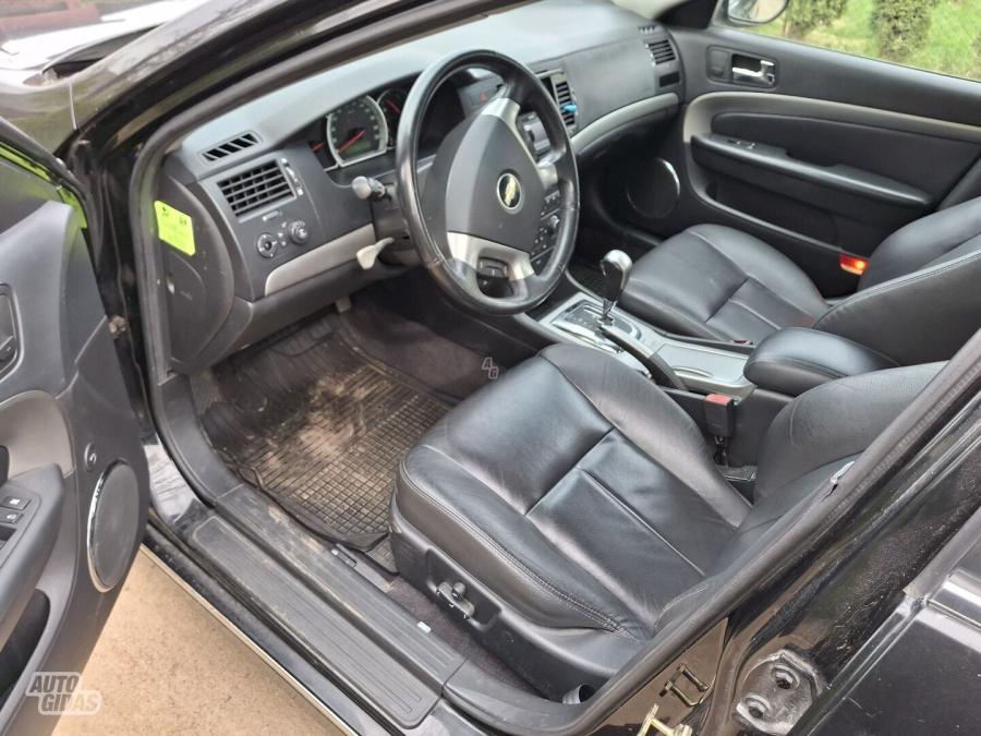 Chevrolet Epica 2007 in Mazeikiai, with an engine capacity of 2.50 L and mileage of 130 thousand km for 1450 €, photo 9 on AUTOMOTO.COM.LV