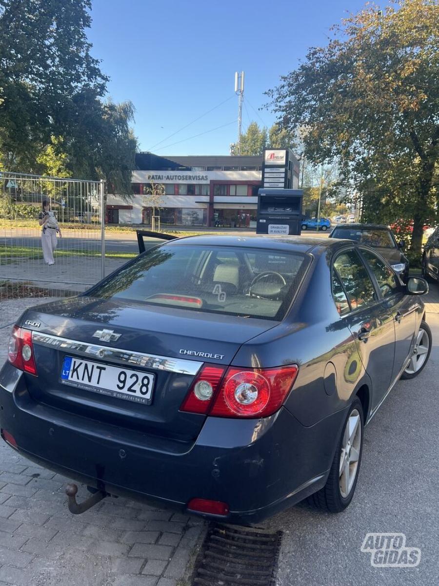 Chevrolet Epica 2008 Klaipėda, ar dzinēja tilpumu 2.00 L un nobraukumu 260 tūkst. km par 1000 €, foto 10 vietnē AUTOMOTO.COM.LV
