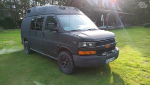 Black Chevrolet Express 2004 in Kaunas, with an engine capacity of 5.30 L and mileage of 90 thousand km for 6000 €, photo 3 on AUTOMOTO.COM.LV