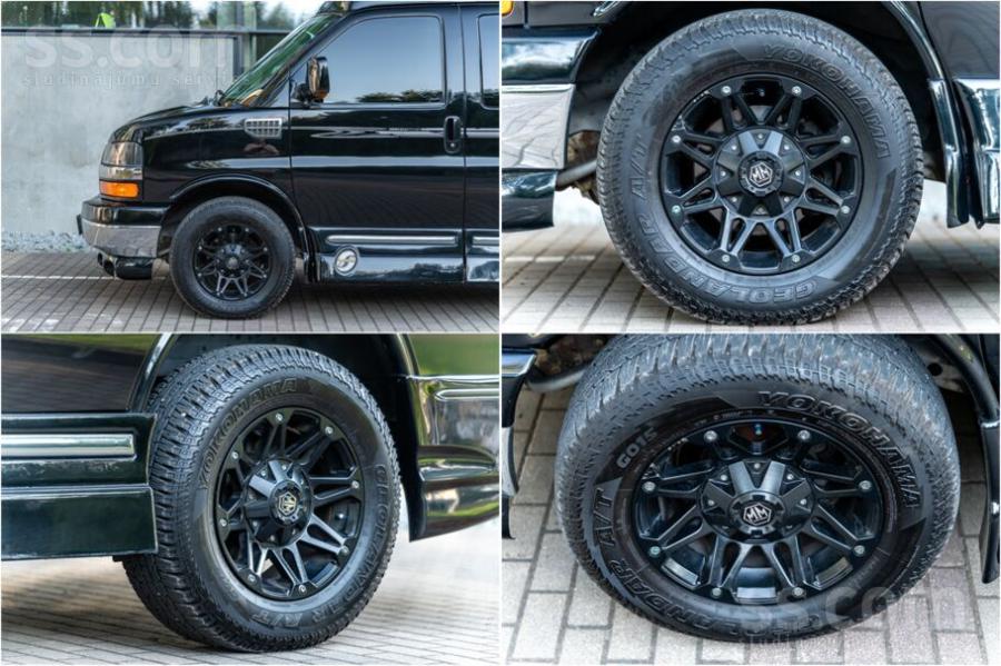 Black Chevrolet Express 2010 in Riga, with an engine capacity of 6.00 L and mileage of 86 thousand km for 28900 €, photo 17 on AUTOMOTO.COM.LV