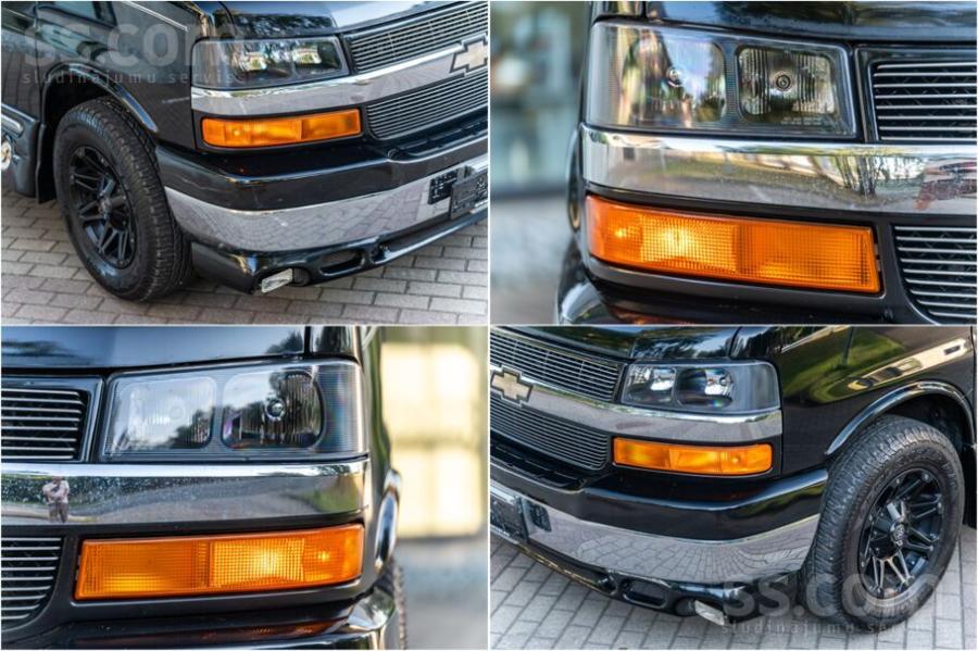 Black Chevrolet Express 2010 in Riga, with an engine capacity of 6.00 L and mileage of 86 thousand km for 28900 €, photo 18 on AUTOMOTO.COM.LV