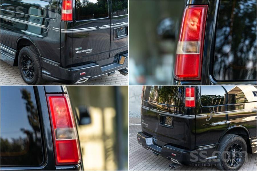 Black Chevrolet Express 2010 in Riga, with an engine capacity of 6.00 L and mileage of 86 thousand km for 28900 €, photo 19 on AUTOMOTO.COM.LV