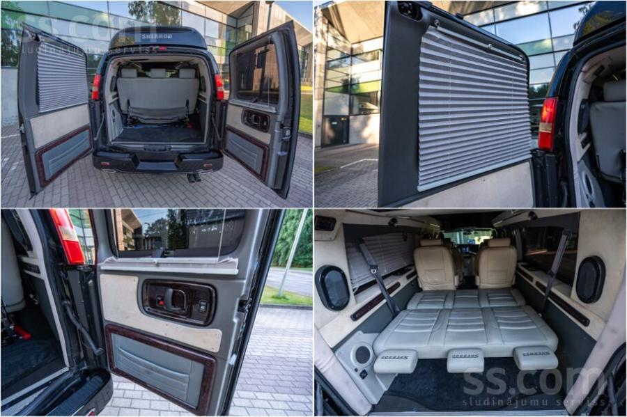 Black Chevrolet Express 2010 in Riga, with an engine capacity of 6.00 L and mileage of 86 thousand km for 28900 €, photo 22 on AUTOMOTO.COM.LV