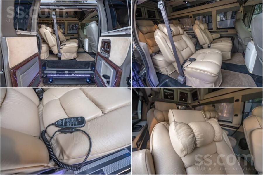 Black Chevrolet Express 2010 in Riga, with an engine capacity of 6.00 L and mileage of 86 thousand km for 28900 €, photo 25 on AUTOMOTO.COM.LV