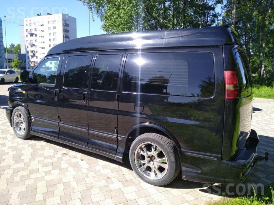 Melns Chevrolet Express 2007 Jelgava, ar dzinēja tilpumu 5.30 L un nobraukumu 205 tūkst. km par 19500 €, foto 4 vietnē AUTOMOTO.COM.LV