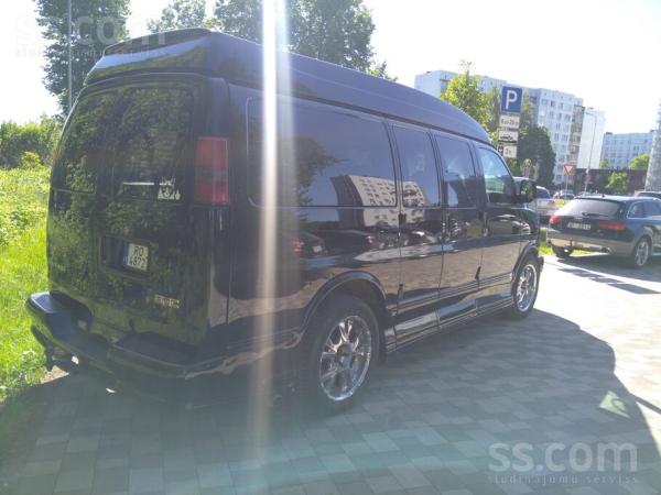 Melns Chevrolet Express 2007 Jelgava, ar dzinēja tilpumu 5.30 L un nobraukumu 205 tūkst. km par 19500 €, foto 4 vietnē AUTOMOTO.COM.LV