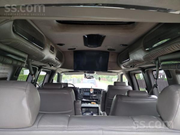 Melns Chevrolet Express 2007 Jelgava, ar dzinēja tilpumu 5.30 L un nobraukumu 205 tūkst. km par 19500 €, foto 5 vietnē AUTOMOTO.COM.LV