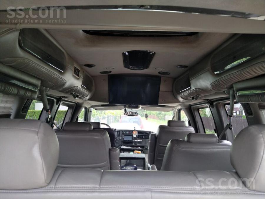 Melns Chevrolet Express 2007 Jelgava, ar dzinēja tilpumu 5.30 L un nobraukumu 205 tūkst. km par 19500 €, foto 6 vietnē AUTOMOTO.COM.LV