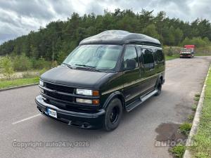 Melns Chevrolet Express 1997 Kuresāre, ar dzinēja tilpumu 5.70 L un nobraukumu 186 tūkst. km par 8500 €, foto  vietnē AUTOMOTO.COM.LV