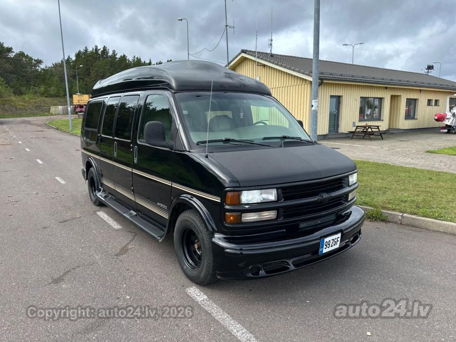 Melns Chevrolet Express 1997 Kuresāre, ar dzinēja tilpumu 5.70 L un nobraukumu 186 tūkst. km par 8500 €, foto 3 vietnē AUTOMOTO.COM.LV