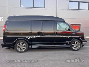 Melns Chevrolet Express 2008 Tallina, ar dzinēja tilpumu 5.30 L un nobraukumu 55 tūkst. km par 24200 €, foto  vietnē AUTOMOTO.COM.LV