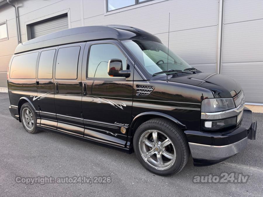 Melns Chevrolet Express 2008 Tallina, ar dzinēja tilpumu 5.30 L un nobraukumu 55 tūkst. km par 24200 €, foto 5 vietnē AUTOMOTO.COM.LV