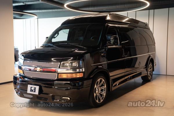 Black Chevrolet Express 2010 in Tallinn, with an engine capacity of 6.00 L and mileage of 44 thousand km for 57310 €, photo 8 on AUTOMOTO.COM.LV
