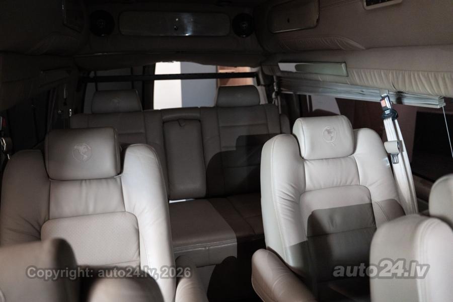 Black Chevrolet Express 2010 in Tallinn, with an engine capacity of 6.00 L and mileage of 77 thousand km for 30132 €, photo 16 on AUTOMOTO.COM.LV