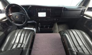 Black Chevrolet Express 2012 in Tallinn, with an engine capacity of 5.30 L and mileage of 176 thousand km for 25900 €, photo 5 on AUTOMOTO.COM.LV
