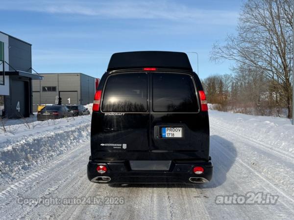 Black Chevrolet Express 2013 in Tallinn, with an engine capacity of 5.30 L and mileage of 57 thousand km for 42900 €, photo 3 on AUTOMOTO.COM.LV