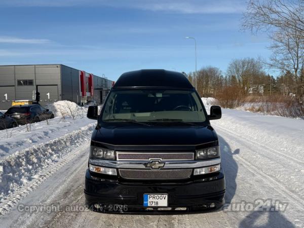 Black Chevrolet Express 2013 in Tallinn, with an engine capacity of 5.30 L and mileage of 57 thousand km for 42900 €, photo 6 on AUTOMOTO.COM.LV