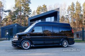 Melns Chevrolet Express 2013 Tallina, ar dzinēja tilpumu 5.30 L un nobraukumu 58 tūkst. km par 37900 €, foto  vietnē AUTOMOTO.COM.LV