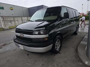 Zaļš Chevrolet Express 2004 Panevēža, ar dzinēja tilpumu 5.30 L un nobraukumu 163 tūkst. km par 10200 €, foto  vietnē AUTOMOTO.COM.LV