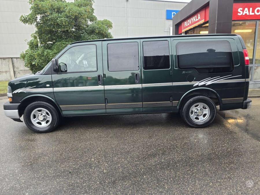 Zaļš Chevrolet Express 2004 Panevēža, ar dzinēja tilpumu 5.30 L un nobraukumu 163 tūkst. km par 10200 €, foto 15 vietnē AUTOMOTO.COM.LV
