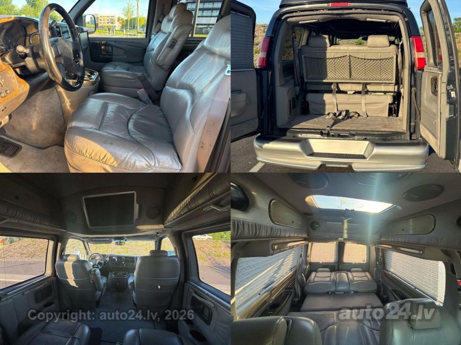 Pelēks Chevrolet Express 2003 Tallina, ar dzinēja tilpumu 5.30 L un nobraukumu 125 tūkst. km par 18500 €, foto 8 vietnē AUTOMOTO.COM.LV