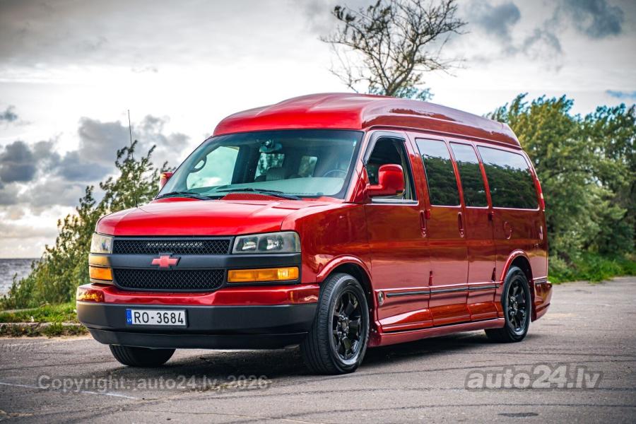 Sarkans Chevrolet Express 2005 Rīga, ar dzinēja tilpumu 5.33 L un nobraukumu 114 tūkst. km par 21000 €, foto 4 vietnē AUTOMOTO.COM.LV
