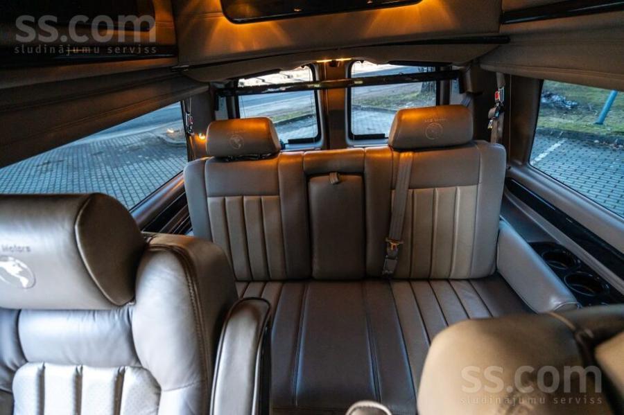 White Chevrolet Express 2012 in Riga, with an engine capacity of 5.30 L and mileage of 105 thousand km for 31500 €, photo 14 on AUTOMOTO.COM.LV