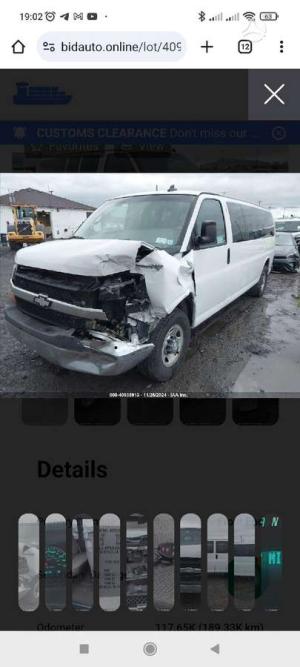 Balts Chevrolet Express 2017 Kauņa, ar dzinēja tilpumu 0.60 L un nobraukumu 170 tūkst. km par 25000 €, foto 3 vietnē AUTOMOTO.COM.LV