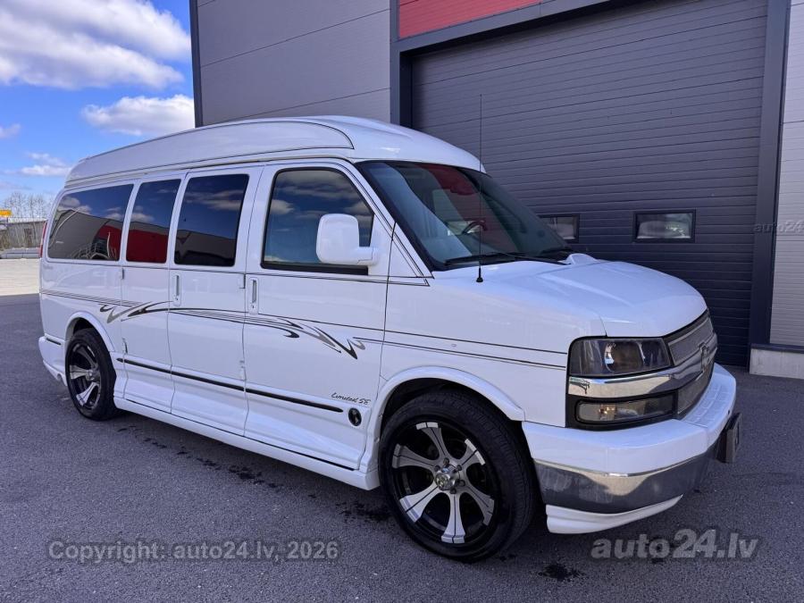 White Chevrolet Express 2007 in Tartu, with an engine capacity of 5.30 L and mileage of 124 thousand km for 18800 €, photo 1 on AUTOMOTO.COM.LV