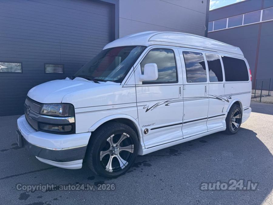 White Chevrolet Express 2007 in Tartu, with an engine capacity of 5.30 L and mileage of 124 thousand km for 18800 €, photo 3 on AUTOMOTO.COM.LV